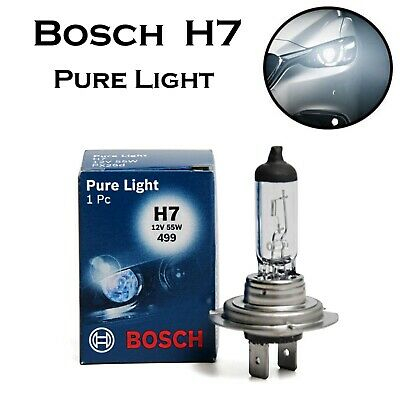 LAMPADINA H7 BOSCH 12V 55W PURE LIGHT LUCE NATURALE BOSCH 1987302777 ...