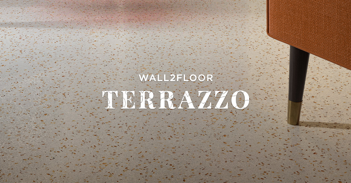 Novacolor presenta Wall2Floor Terrazzo