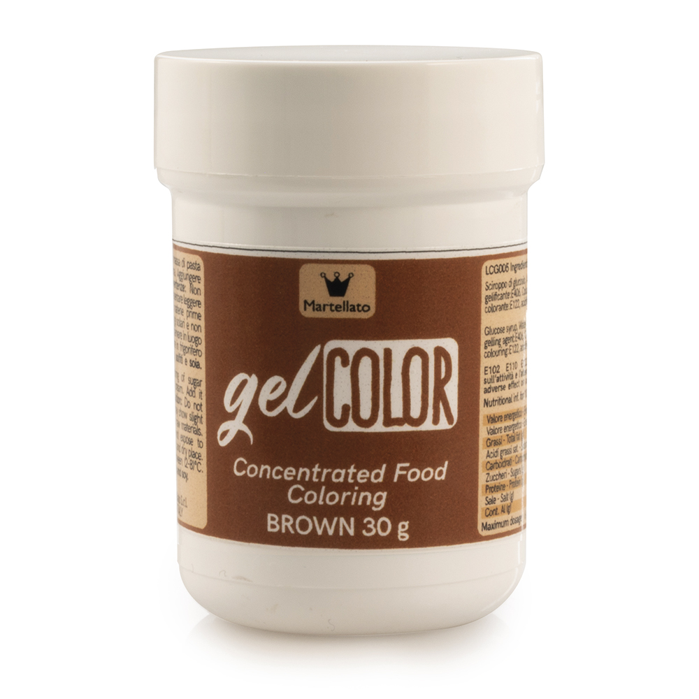 Gel Colour - Colorant en gel soluble dans l'eau - Martelé | Martellato