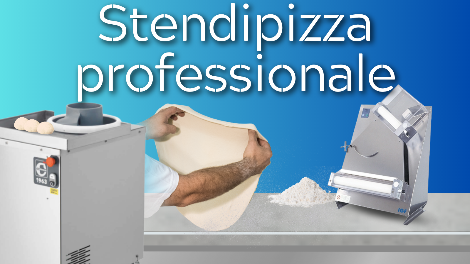 Stendipizza Professionali e tutti i modelli di macchine stendi impasto