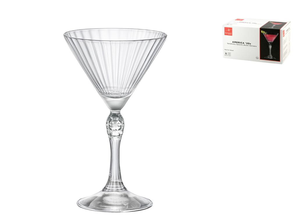 BORMIOLI ROCCO Set 6 Calici America'20 Martini Small In Vetro Cl15 ...