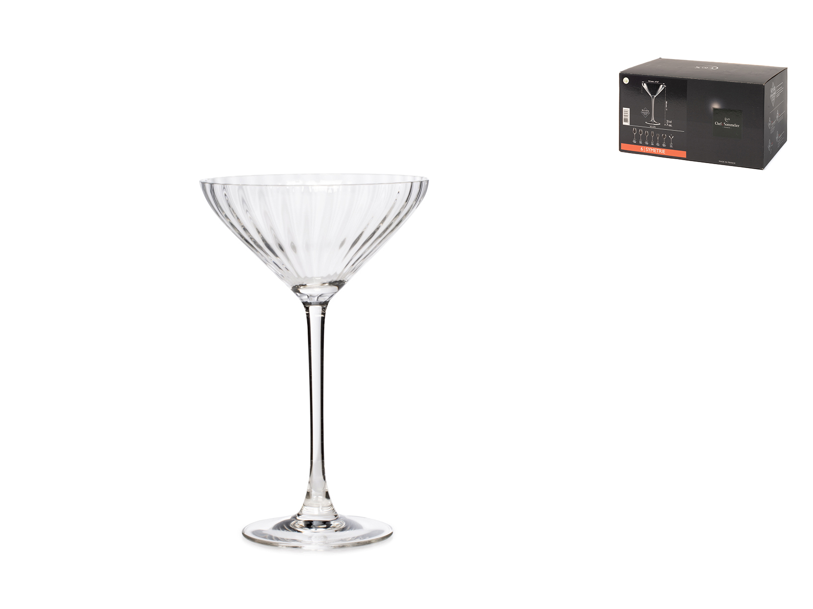 Chef&sommelier set 6 coppe Martini Symetrie cl 21 | coseAcasa