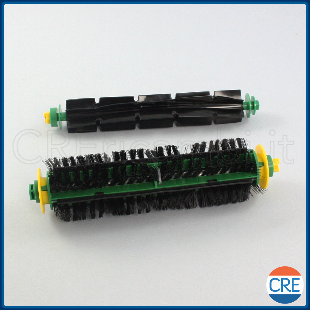 Kit Spazzola Setola e Spazzola Gomma per Roomba Serie 500