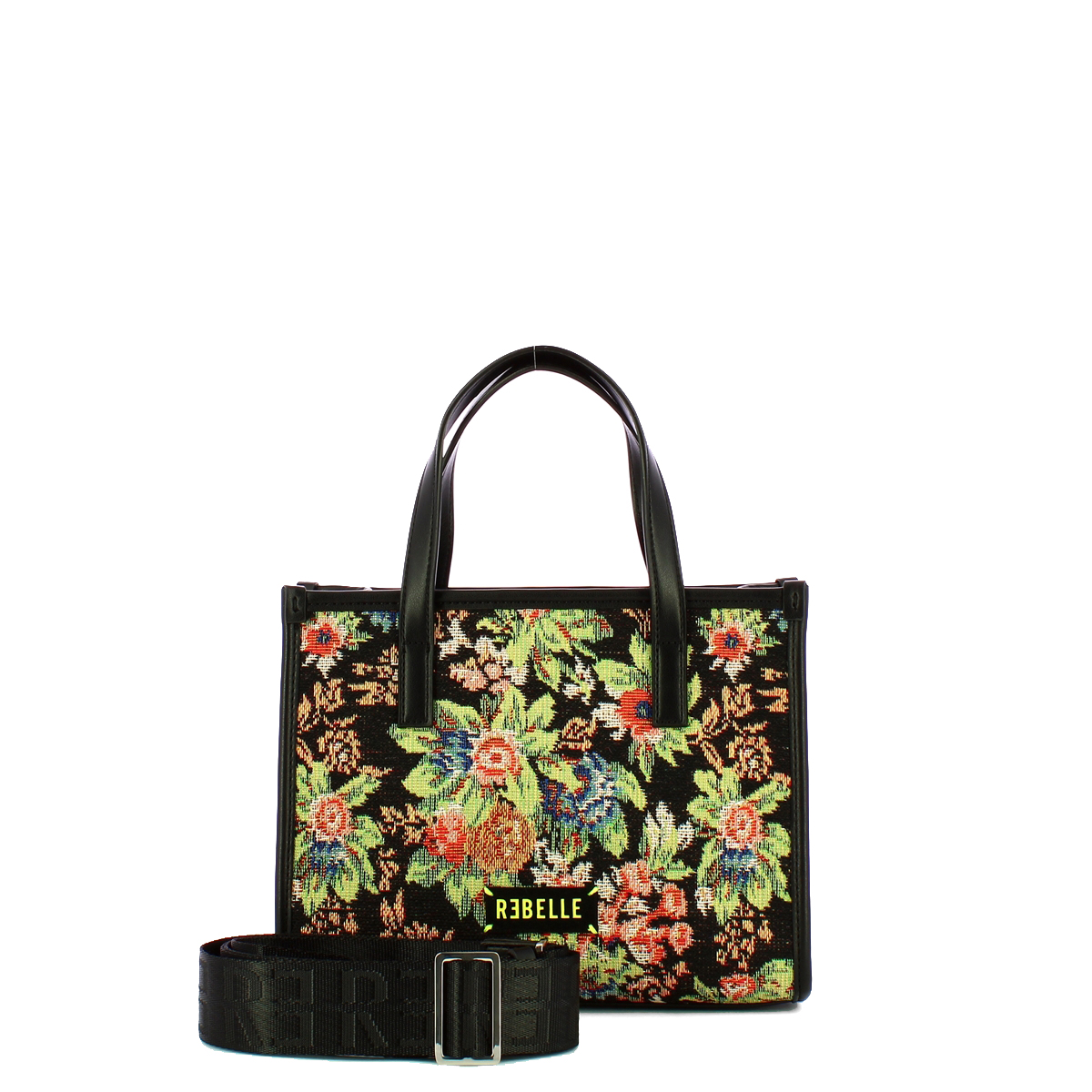 REBELLE FLOWERY A375 1WR215TX0161 A375 BLACK | LaBorsetteria.com