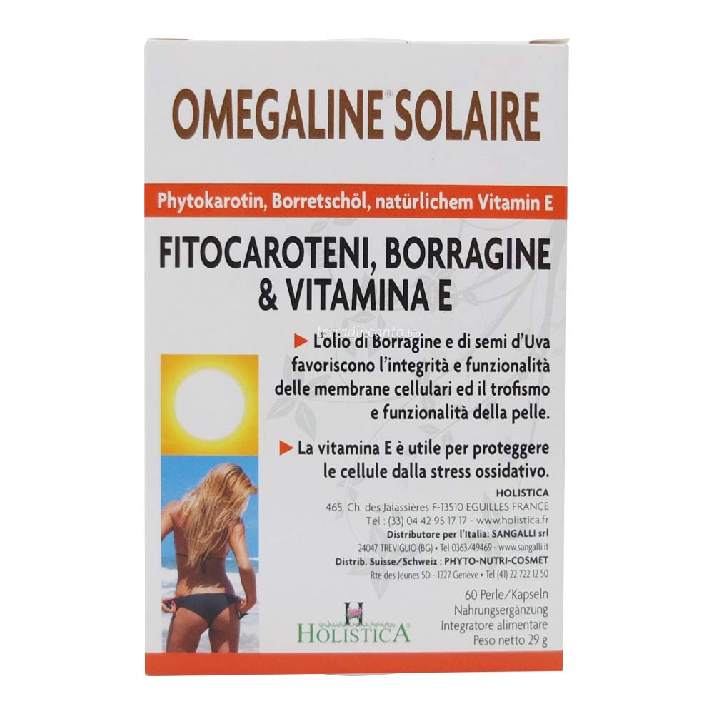 Omegaline Solaire 60 Capsule Holistica | Terra d'Incanto