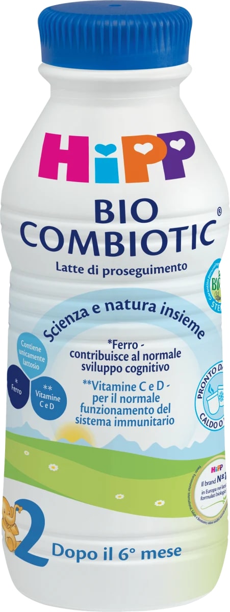 HIPP LATTE 2 LIQUIDO COMBIOTIC 470ML BIO | BIMBOBIMBA.IT