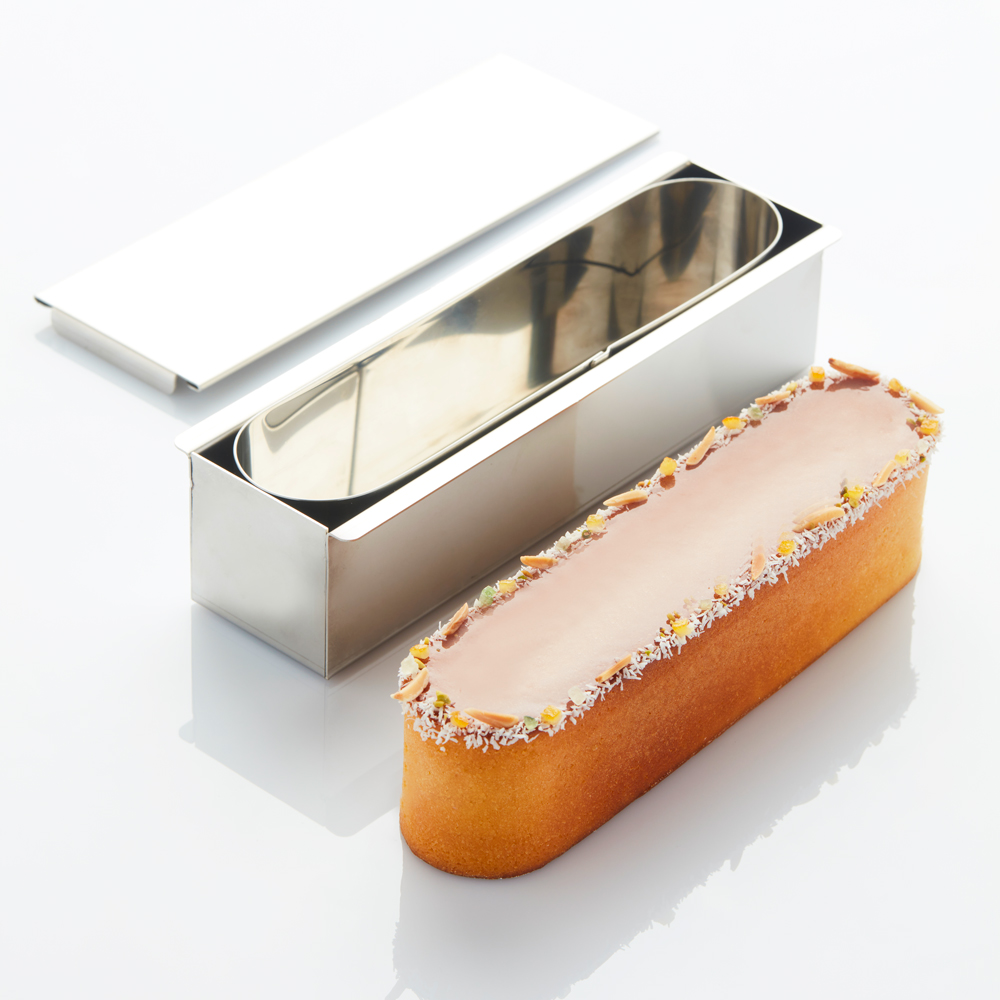 Block & Oval | 2 molds in 1 for Travel Cake | Martellato | Martellato