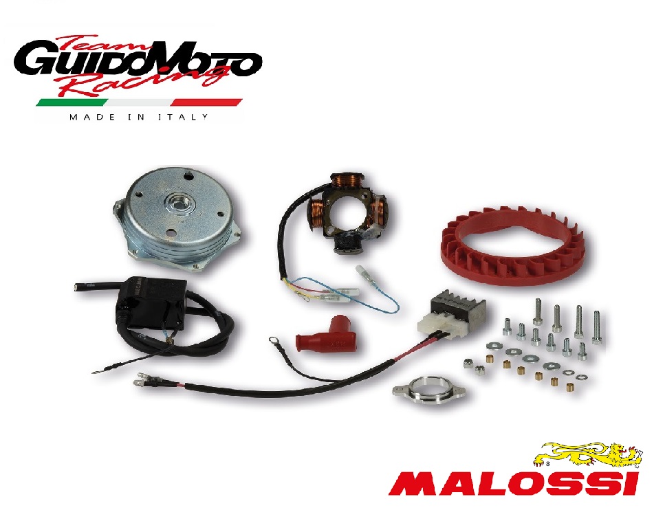 ACCENSIONE MALOSSI POWER CARTER MP ONE CICLOMOTORI CIAO SI PIAGGIO ...