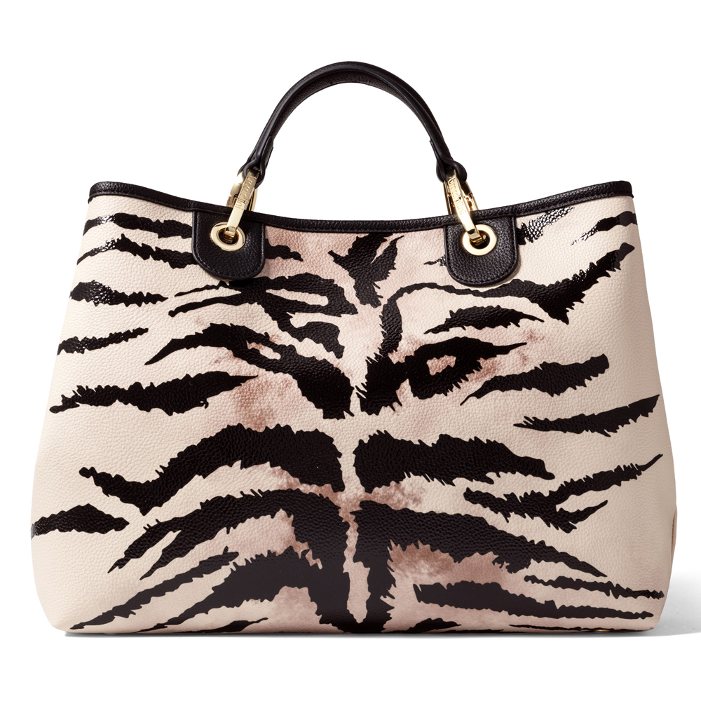 Braccialini Beth Print Borsa a mano e tracolla B17694 Tiger ...