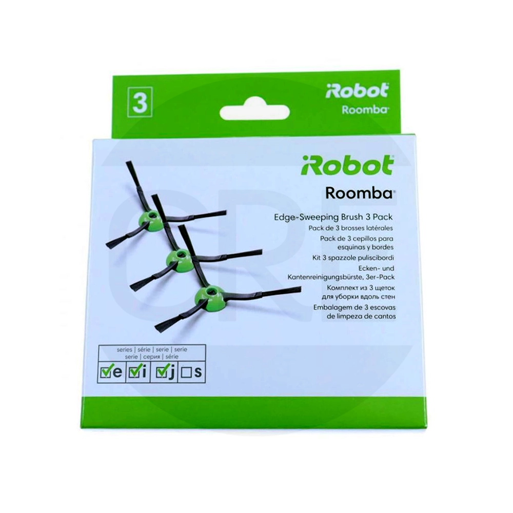 iRobot ROOMBA - Kit 3 Spazzole Puliscibordi Nere per Serie e, Serie i ...