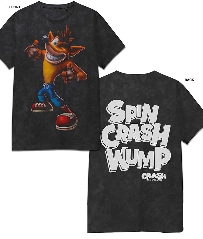 T-Shirt Crash Bandicoot Spin Crash Wump L | Dream World