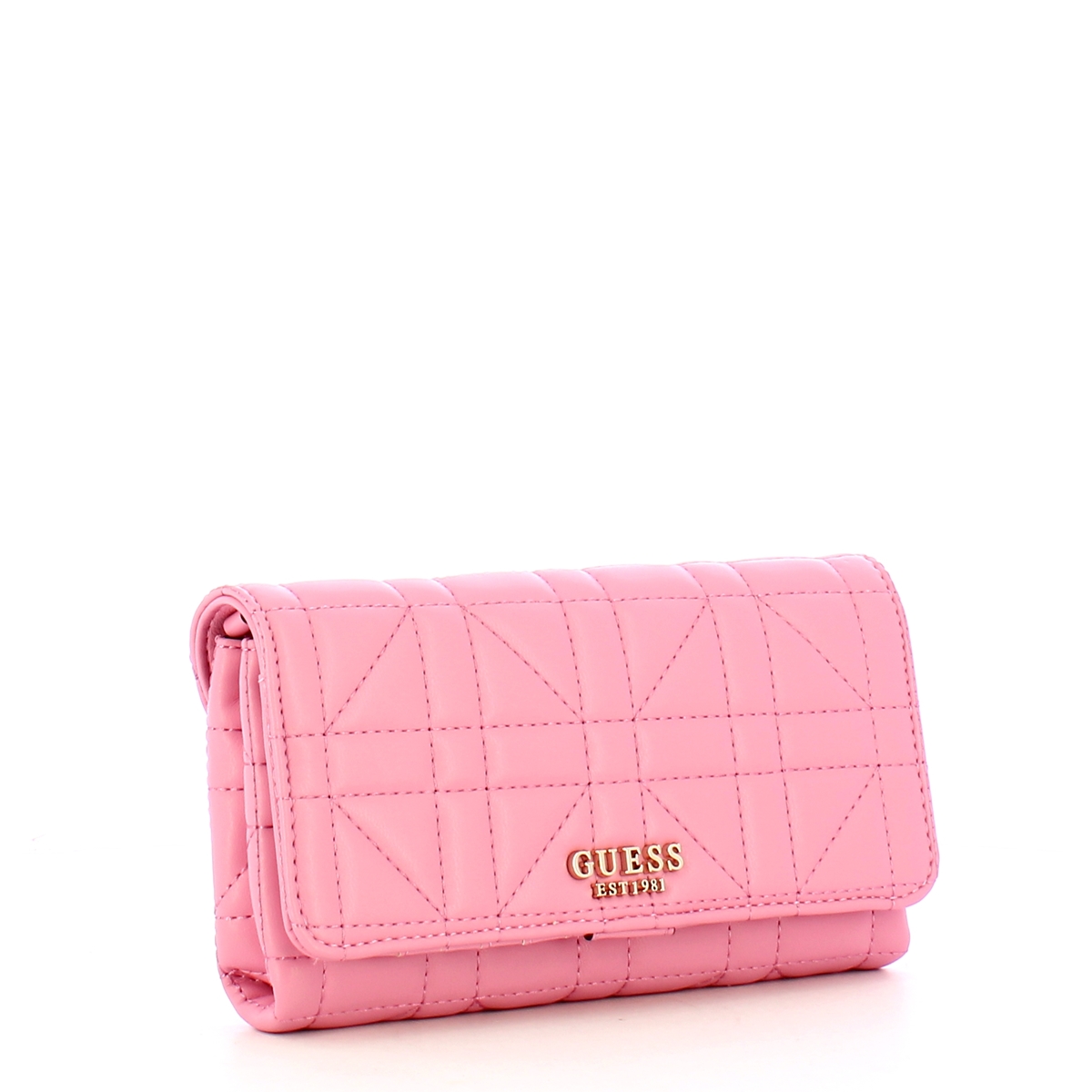 Guess Assia Crossbody Flap Organizer Pin Rosa | LaBorsetteria.com