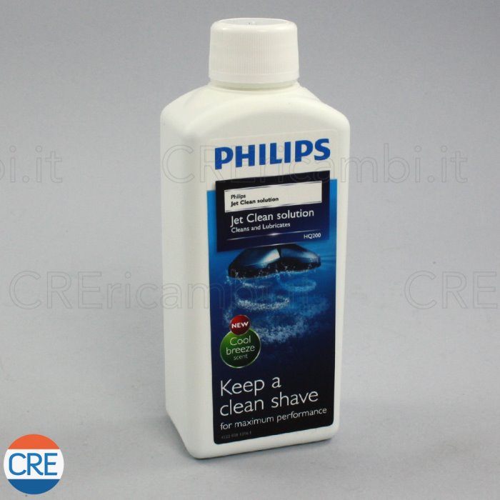 HQ200 Jet Clean Solution Liquido Pulizia Rasoio per Jet Cleaning Philips