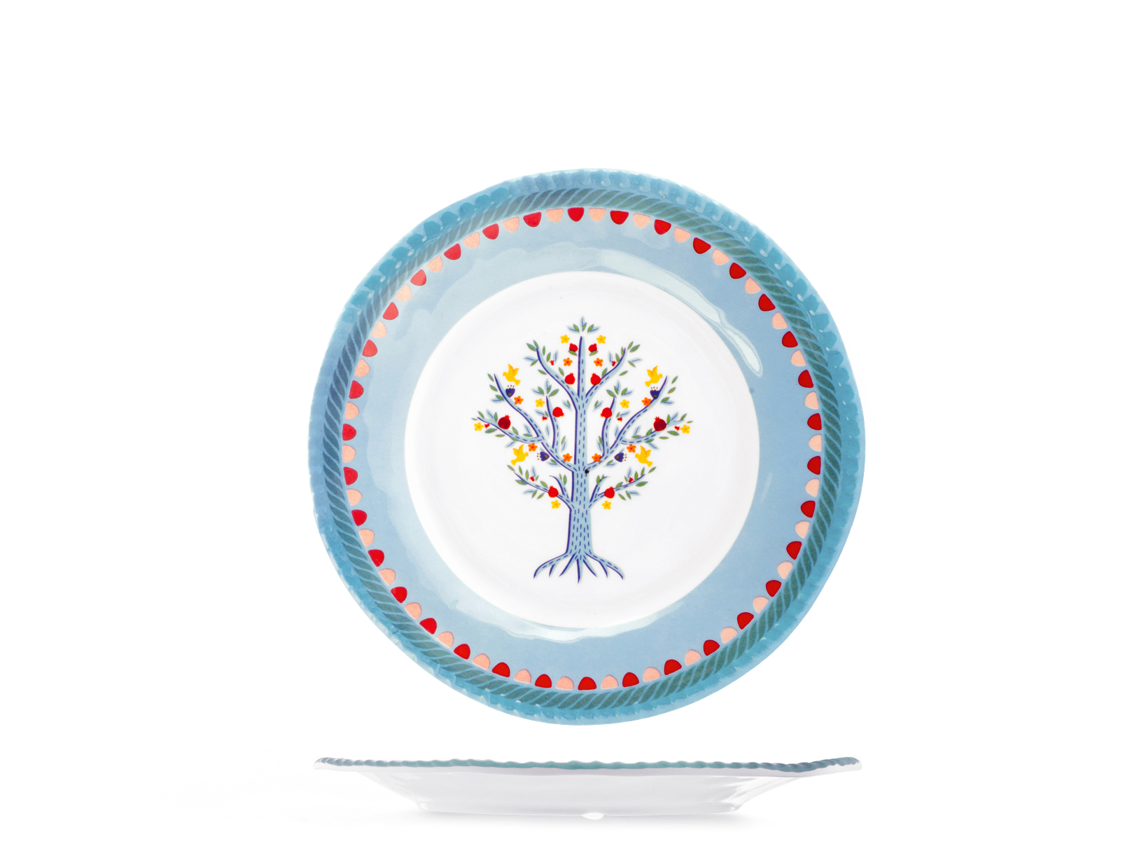 Set 6 Piatti Frutta Gipsy In Melamina ø 22 cm | H&H