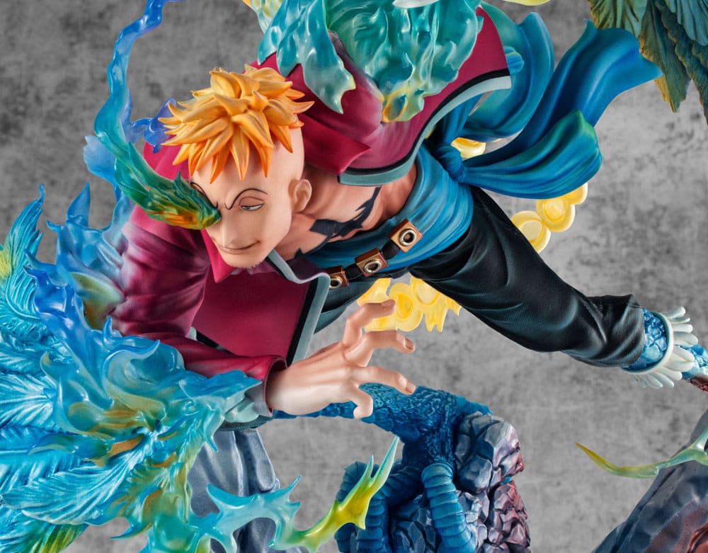 One Piece P.O.P MAS Maximum PVC Statue Marco the Phoenix Leader of 1st group of Whitebeard ...