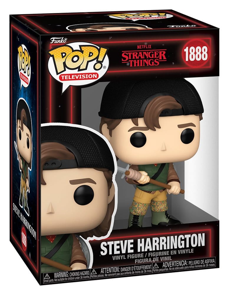Stranger Things POP! TV Vinyl Figures Steve Harrington 9 cm | ZAFFIRO ...