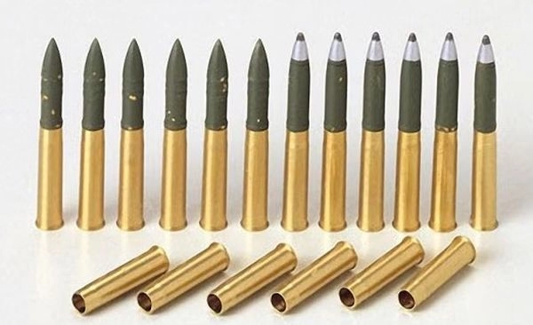M4 Sherman 75mm Brass Bullets 1/35 - TAMIYA 35191