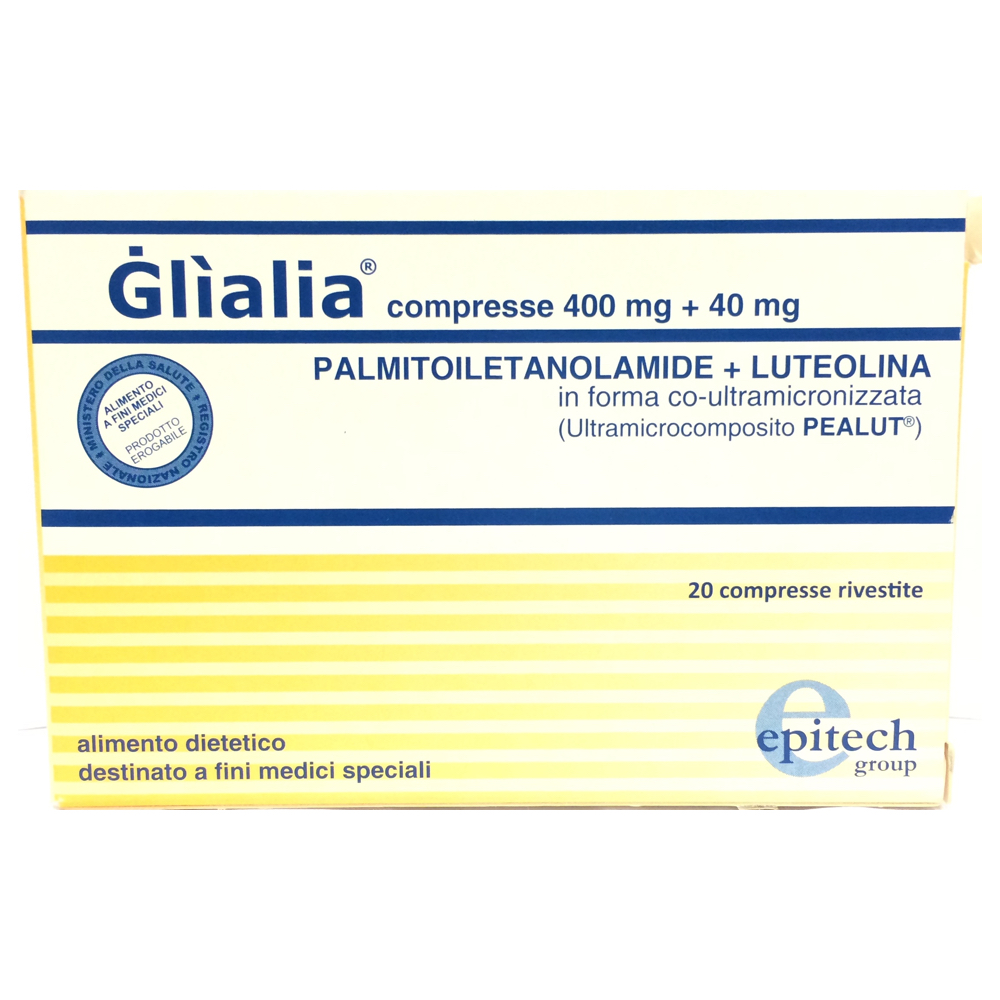 GLIALIA 60 COMPRESSE PALMITOILETANOLAMIDE 400mg + LUTEOLINA 40mg ...