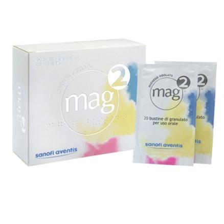 MAG 2 GRANULATO A BASE DI MAGNESIO PIDOLATO 20 BUSTINE | Cosmofarm.it