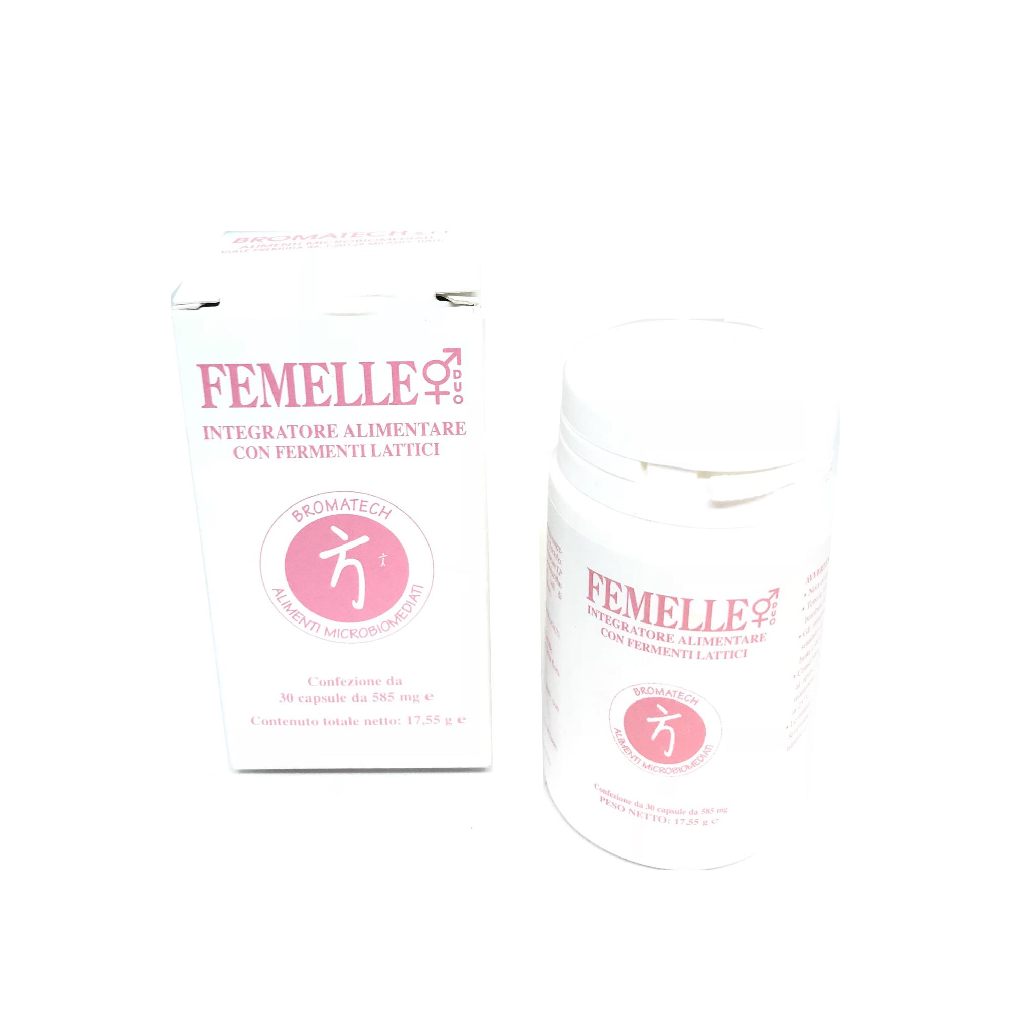 FEMELLE CAPSULE - INTEGRATORE DI FERMENTI PER LA FLORA INTESTINALE ...