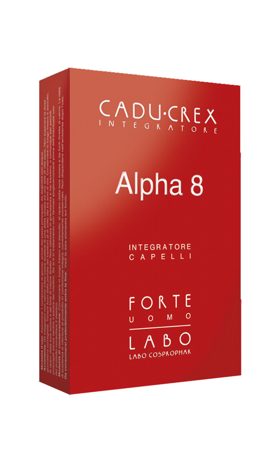 LABO CADU-CREX INTEGRATORE CAPELLI ANTICADUTA ALPHA 8 COMPRESSE ...