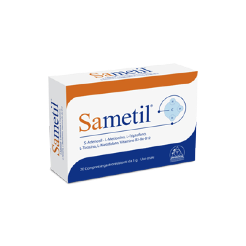 SAMETIL COMPRESSE - INTEGRATORE A BASE DI S-ADENOSIL-METIONINA ...