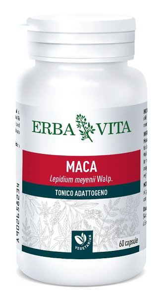 MACA INTEGRATORE TONICO CONTRO LA STANCHEZZA 400 MG 60 CAPSULE ERBAVITA