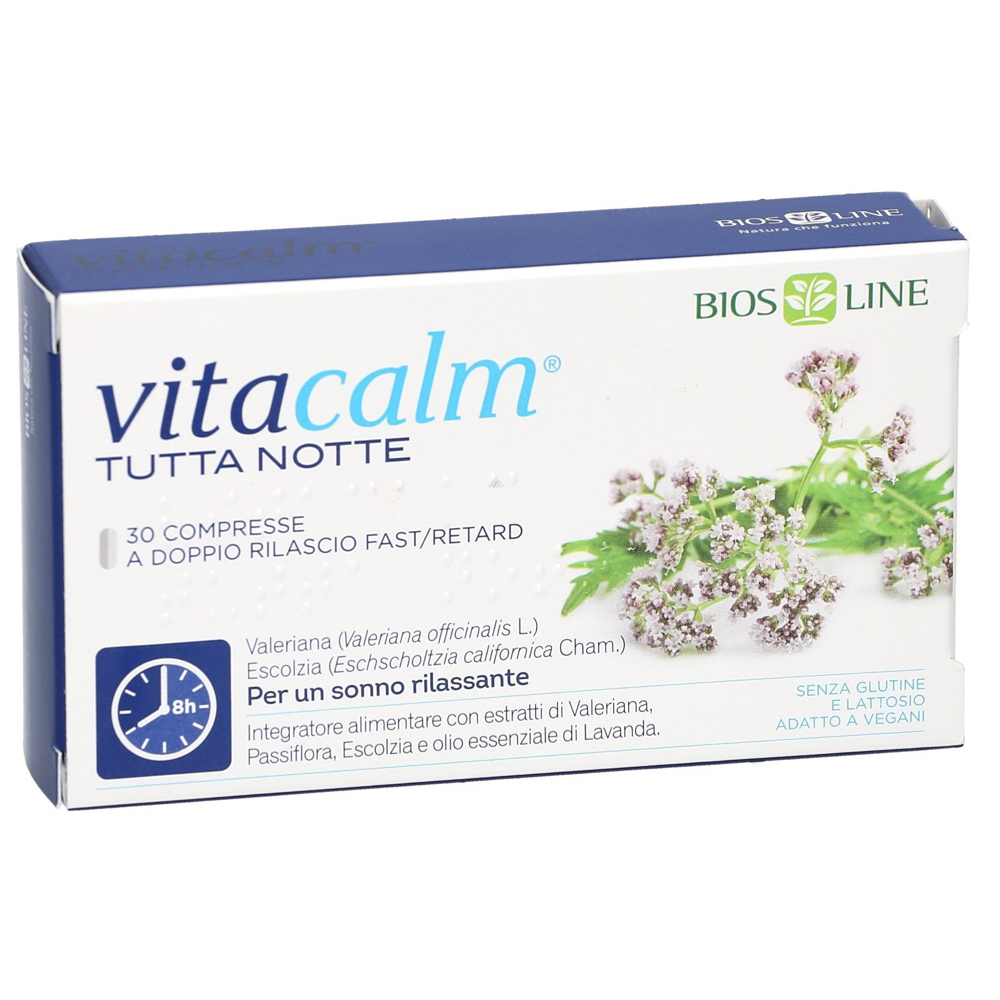 VITACALM TUTTA NOTTE - A BASE DI VALERIANA PER UN SONNO RILASSANTE ...