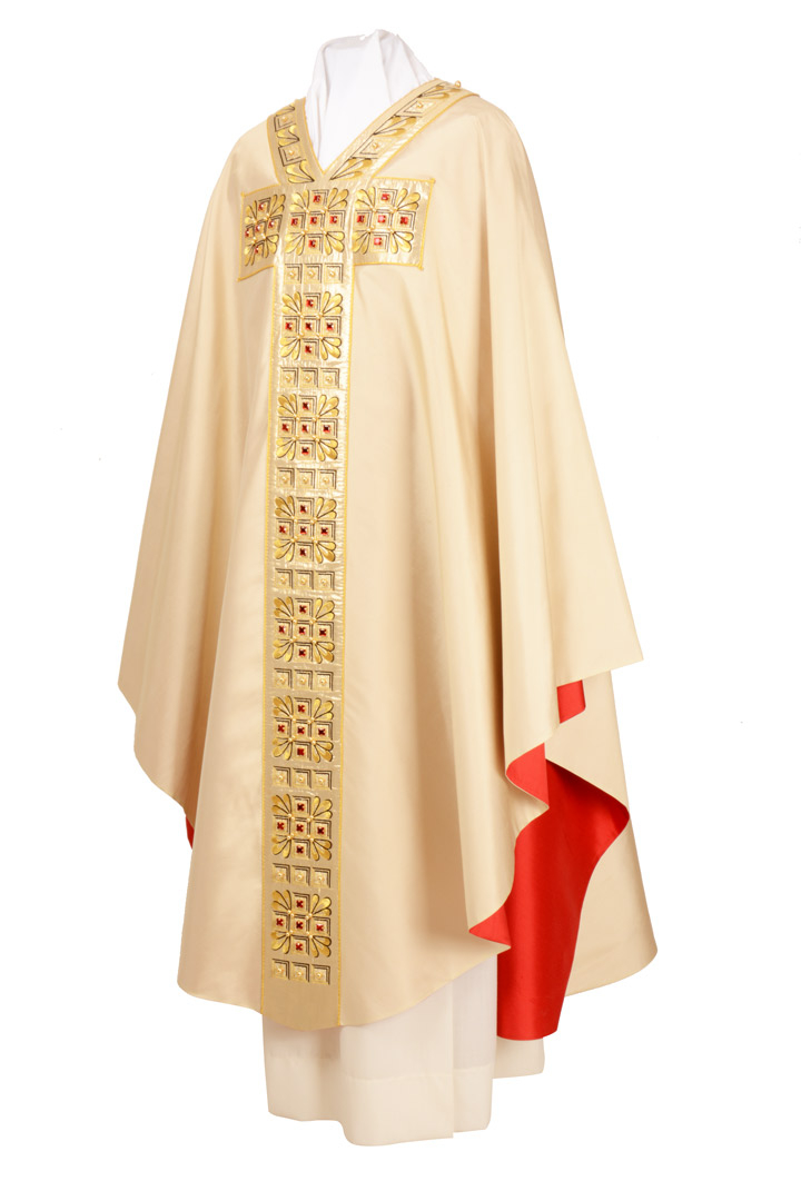 Casula C175A Bianca Pura Seta | Pietrobon Bruno Arredi Sacri