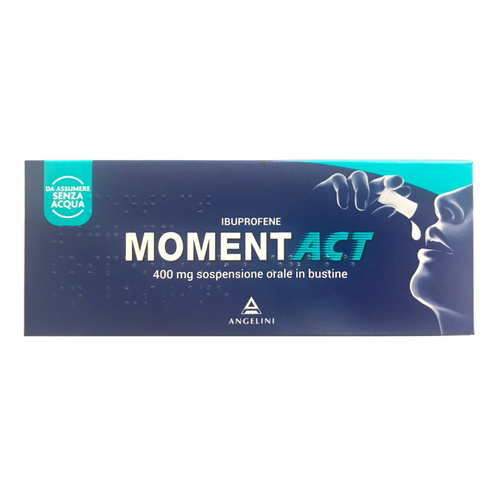 MOMENTACT SOSPENSIONE ORALE 8 BUSTINE : FARMACO A BASE DI IBUPROFENE ...