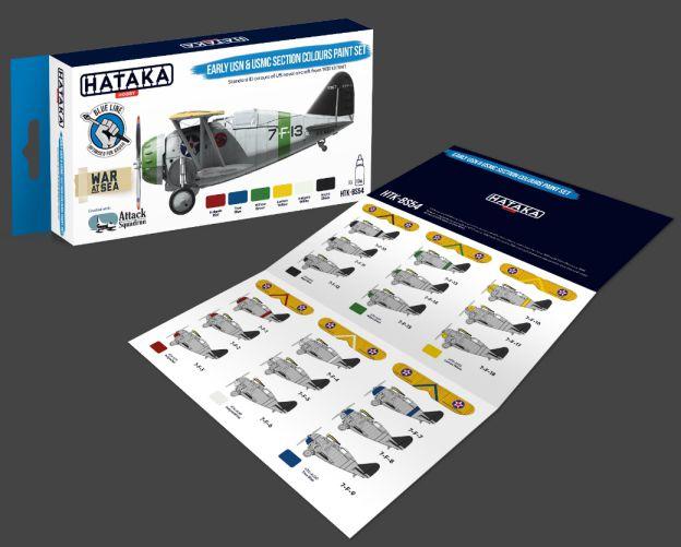 Early USN & USMC Section Colours paint set