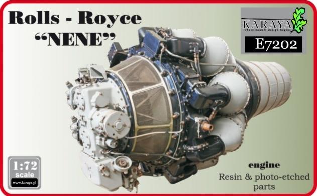 RR Nene British jet engine