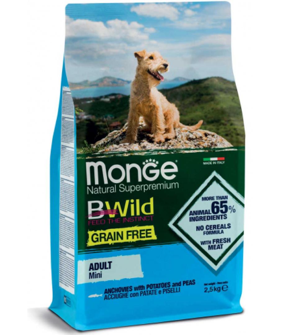 Monge - BWild Grain Free - Mini Adult 2.5 kg | AnimalStore