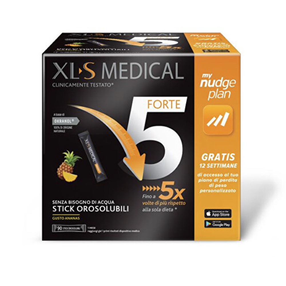 XLS MEDICAL FORTE 5 STICK OROSOLUBILI - GUSTO ANANAS | Cosmofarm.it