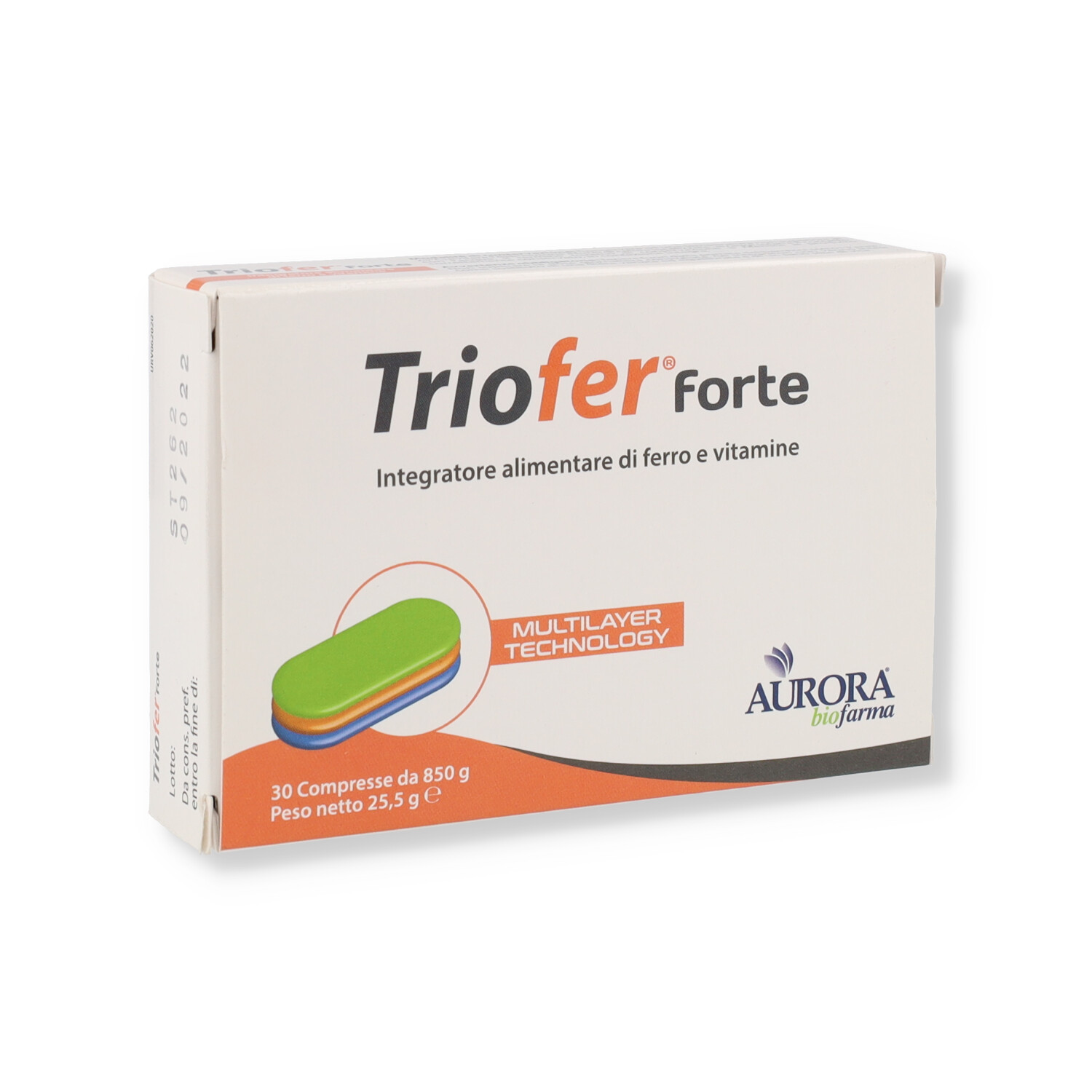 TRIOFER FORTE 30CPR, aurora biofarma | Benestore