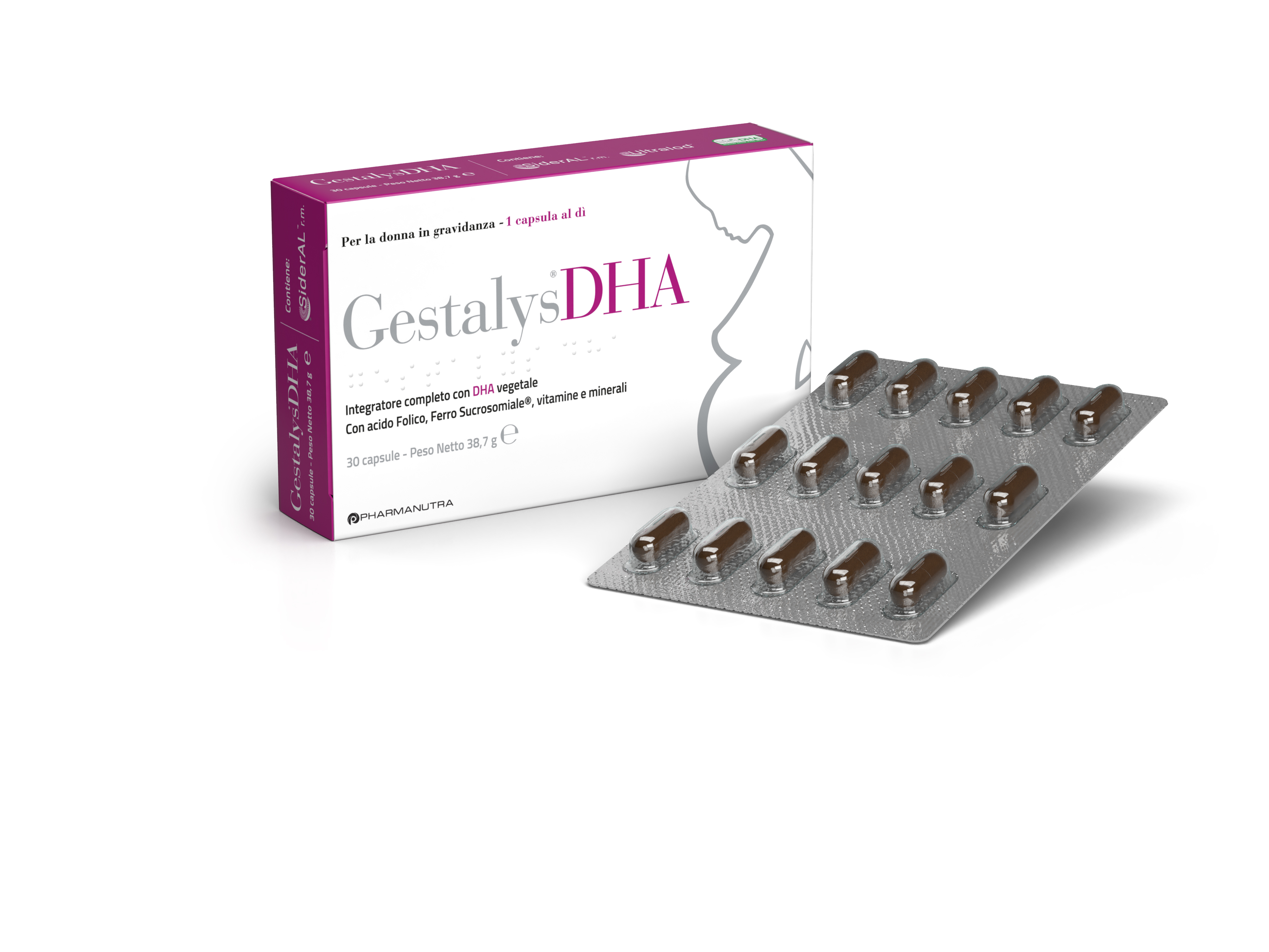GESTALYS DHA CAPSULE - A BASE DI DHA E FERRO SUCROSOMIALE | Cosmofarm.it
