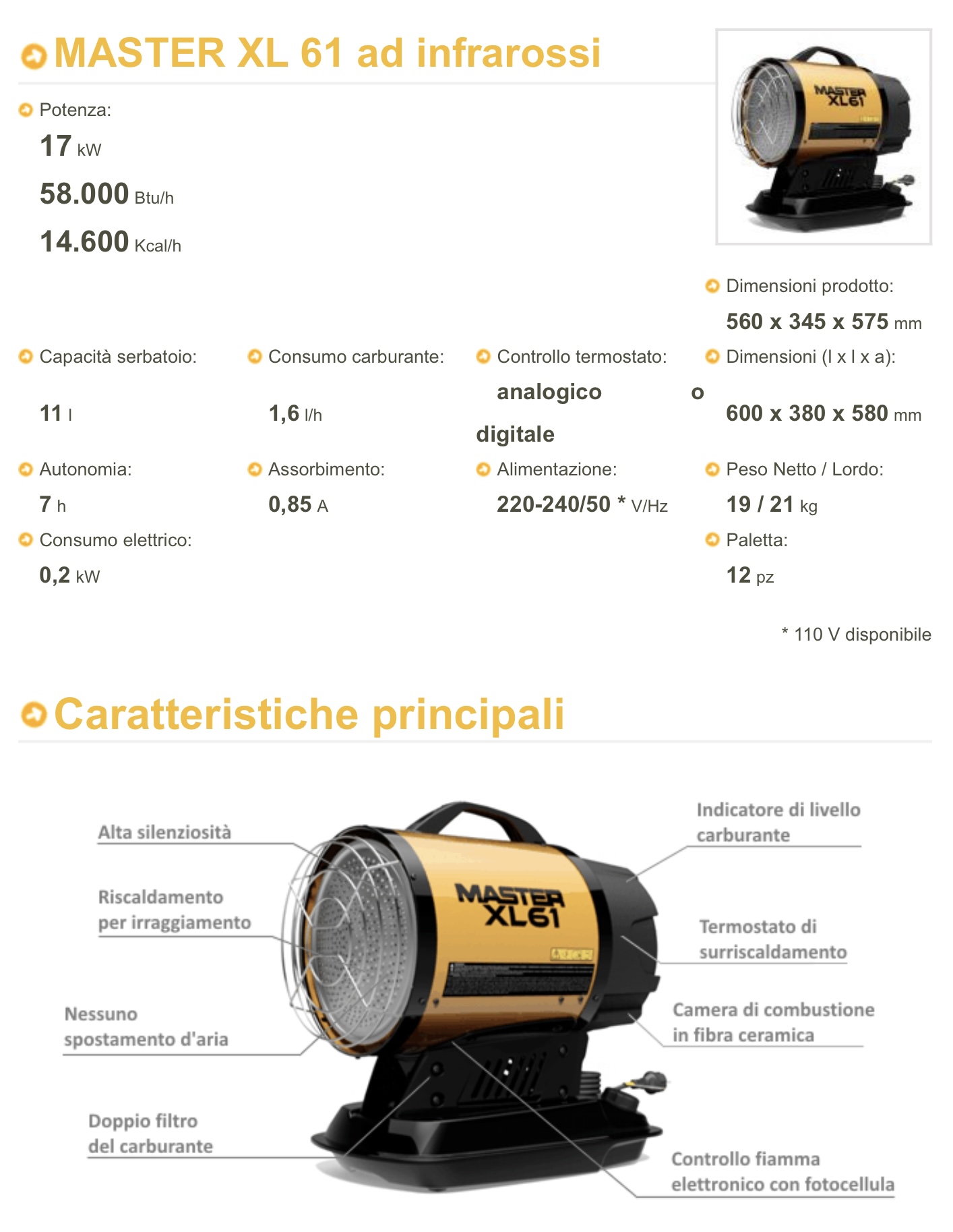 MASTER XL 61 Gi Erre MASTER XL 61 Gi Erre