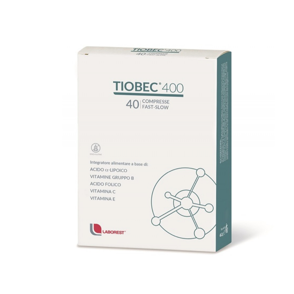 TIOBEC 400 - INTEGRATORE A BASE DI ACIDO ALFA LIPOICO E VITAMINE ...