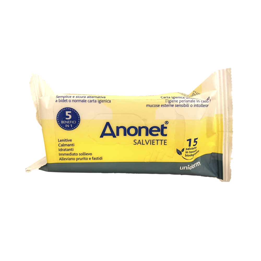 ANONET SALVIETTE - PER L'IGIENE INTIMA PERIANALE, LENITIVE E CALMANTI ...