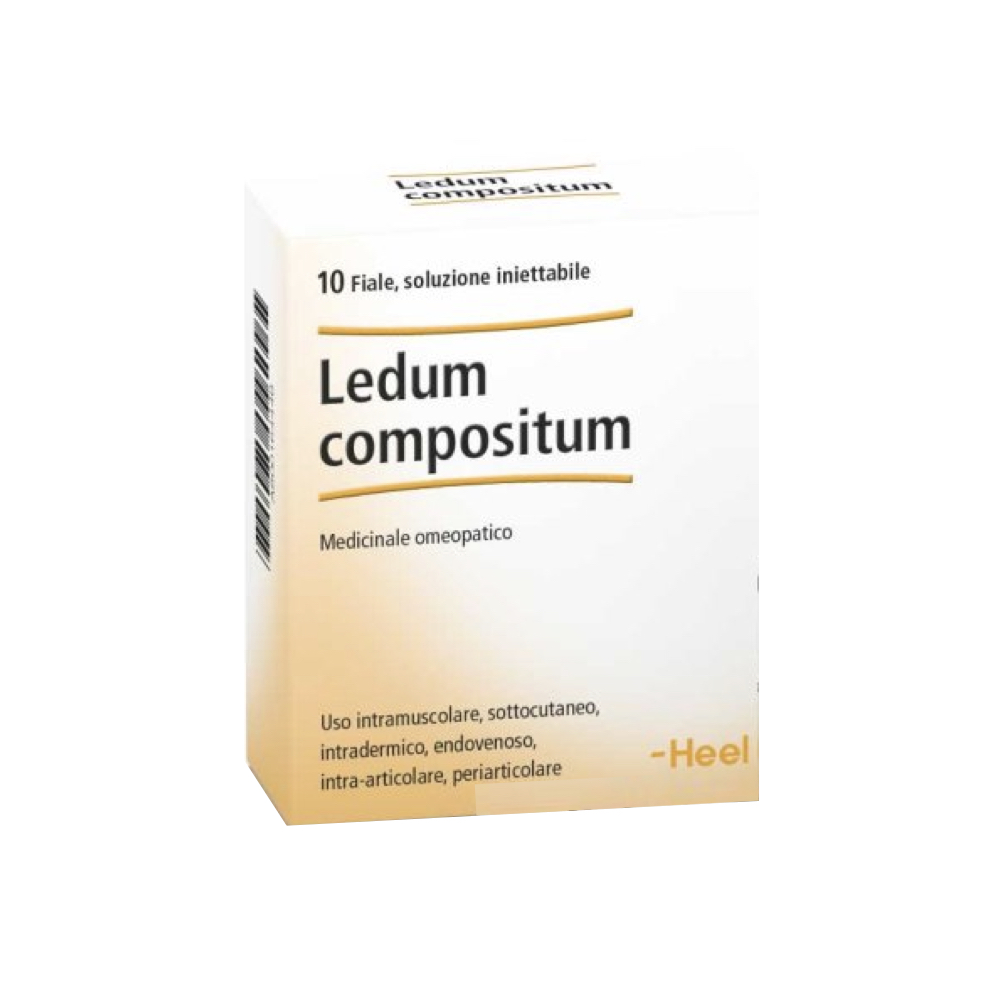 LEDUM COMPOSITUM HEEL - 10 FIALE SOLUZIONE MEDICINALE OMEOPATICO ...