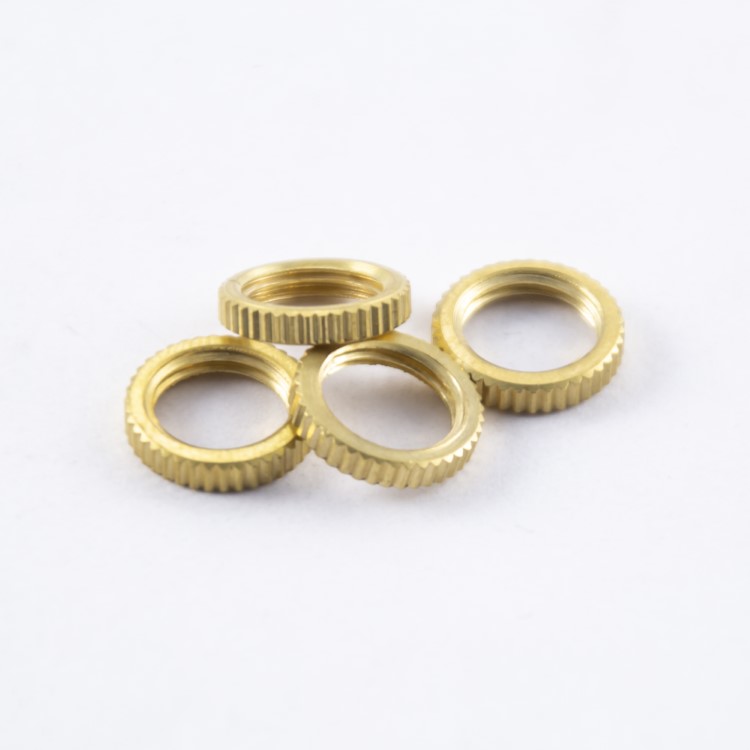 Rondella zigrinata dorata - Ø13xh2,5 - M10x1 | Multiforme sas di Zorzi ...