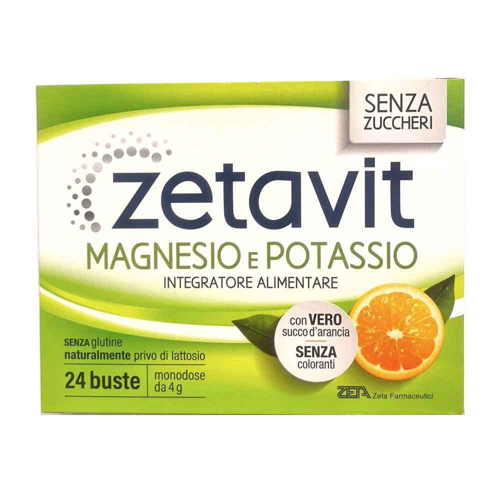 ZETAVIT A BASE DI MAGNESIO E POTASSIO SENZA ZUCCHERO-CON SALI MINERALI ...