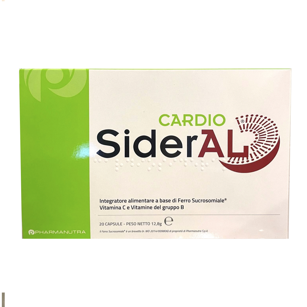 CARDIOSIDERAL 20 CAPSULE - A BASE DI FERRO SUCROSOMIALE E VITAMINA C ...