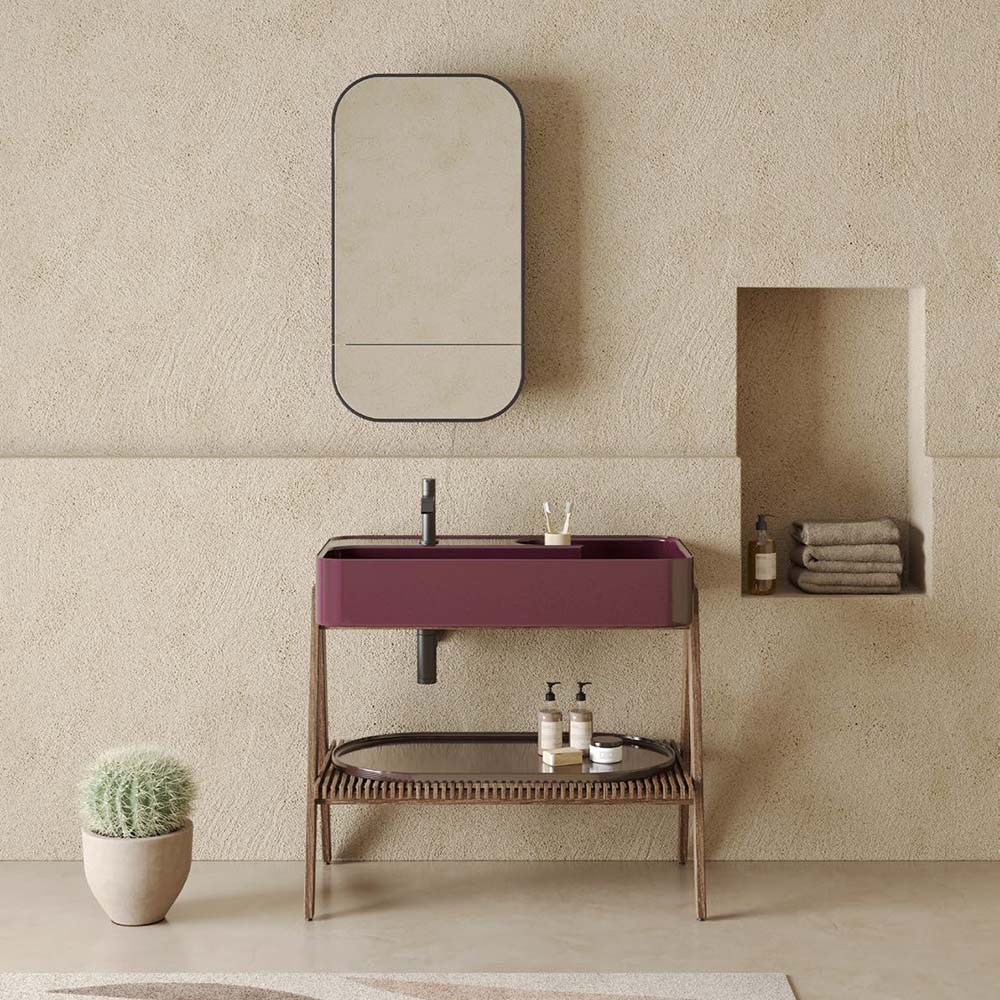 Bathroom Cabinet Trama 95 Nic Design | Gaia Interni di Emmegi Snc