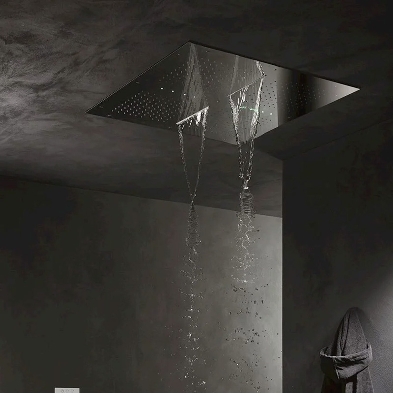 Soffione multigetto quadrato Aqualite Newform | GaiaInterni