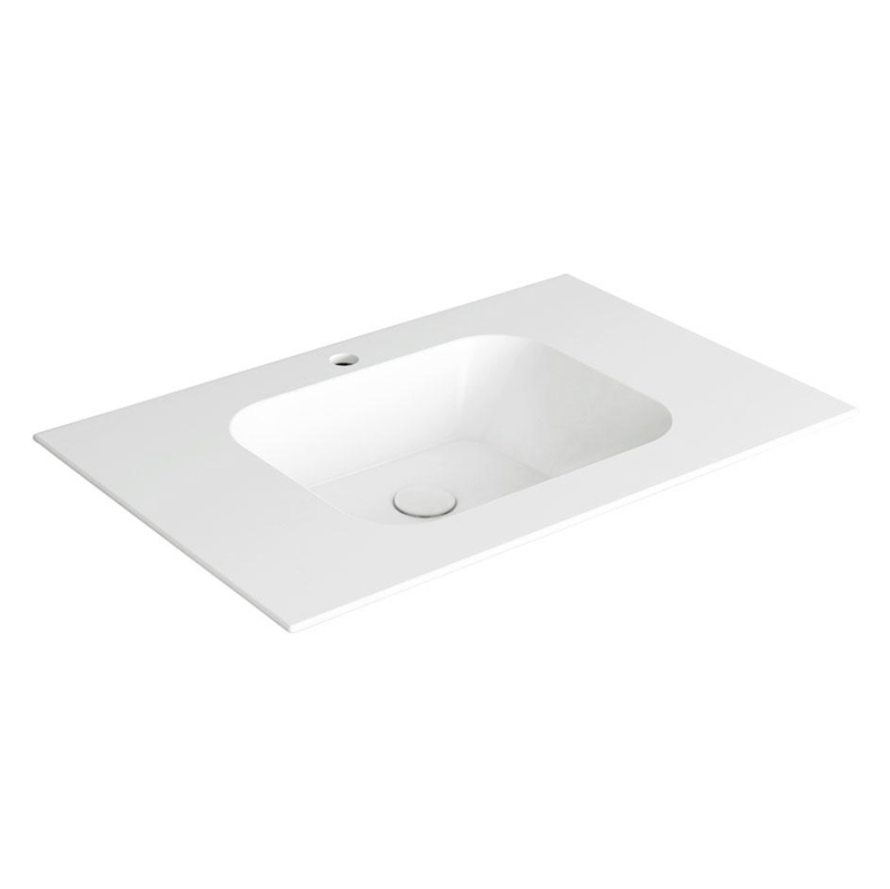 Plan avec lavabo rectangulaire intégré Wave 80 Simas | Gaia Interni di Emmegi Snc