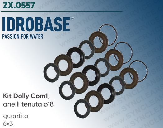 Kit Dolly Com1 (cod: 5019.0038 - 50190038) IDROBASE valido per pompeFWS ...