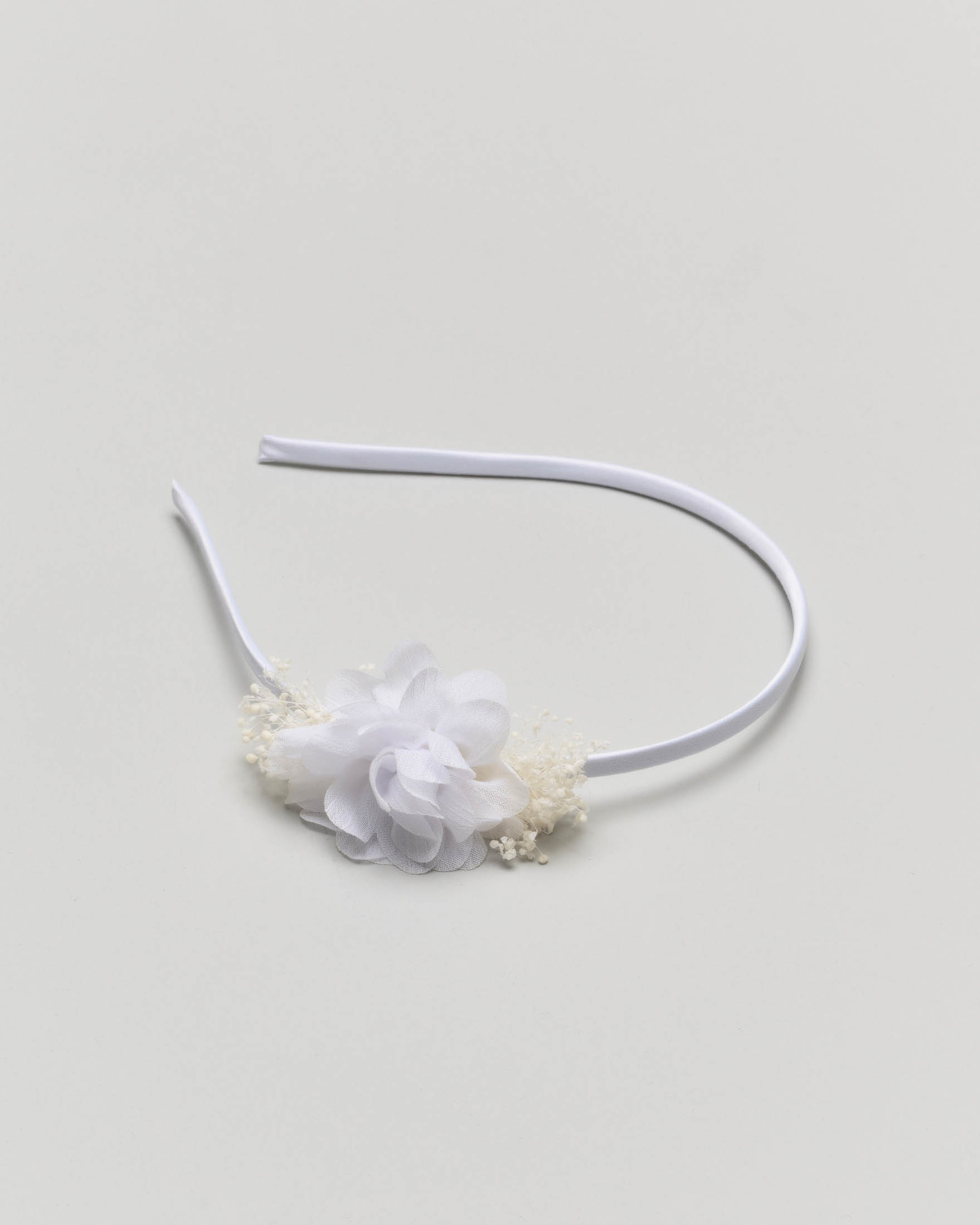 Cerchiello bianco con applicazione floreale | Pellizzari