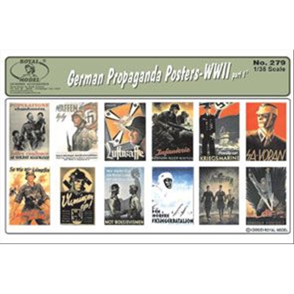 Royal Model: 1/35; German Propaganda Posters-WWII (part 1°) | Steel Models