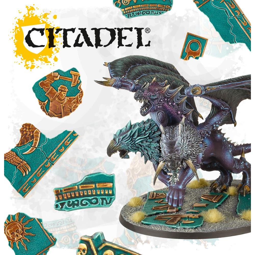 WARHAMMER AGE OF SIGMAR: AOS SHATTERED DOMINION LARGE BASE DETAIL ...